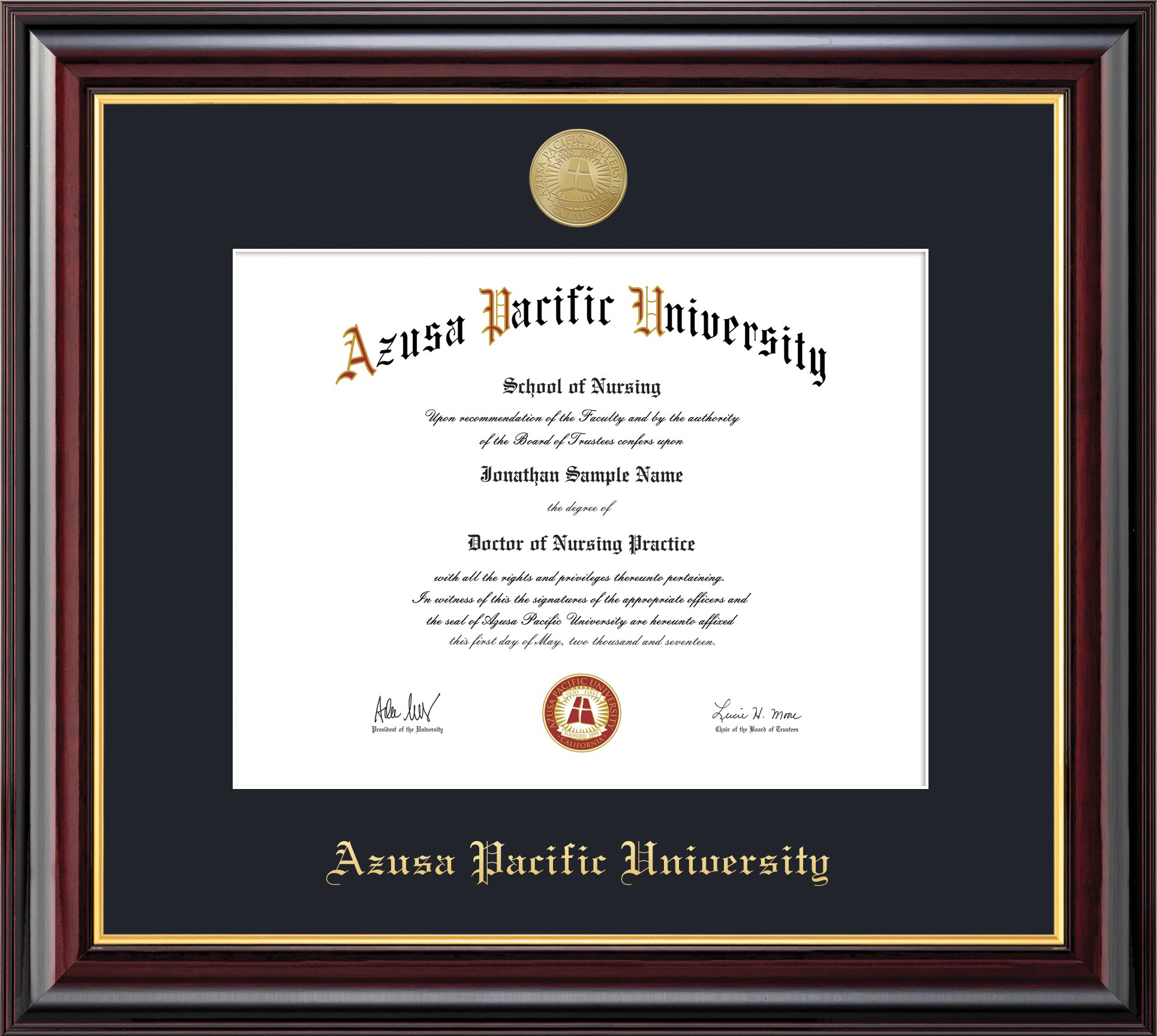 Diploma - Doctoral Windsor Frame