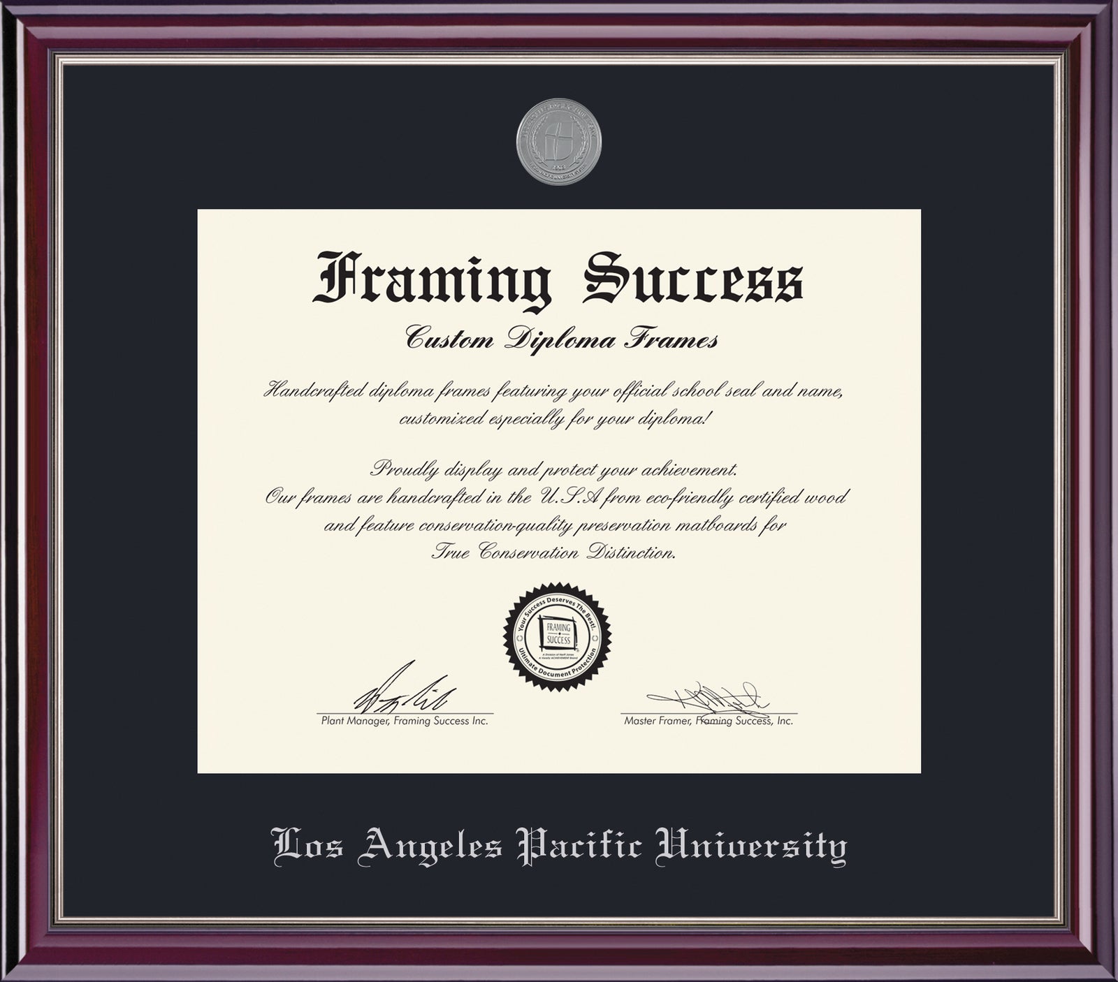 Diploma LAPU Frame Jefferson