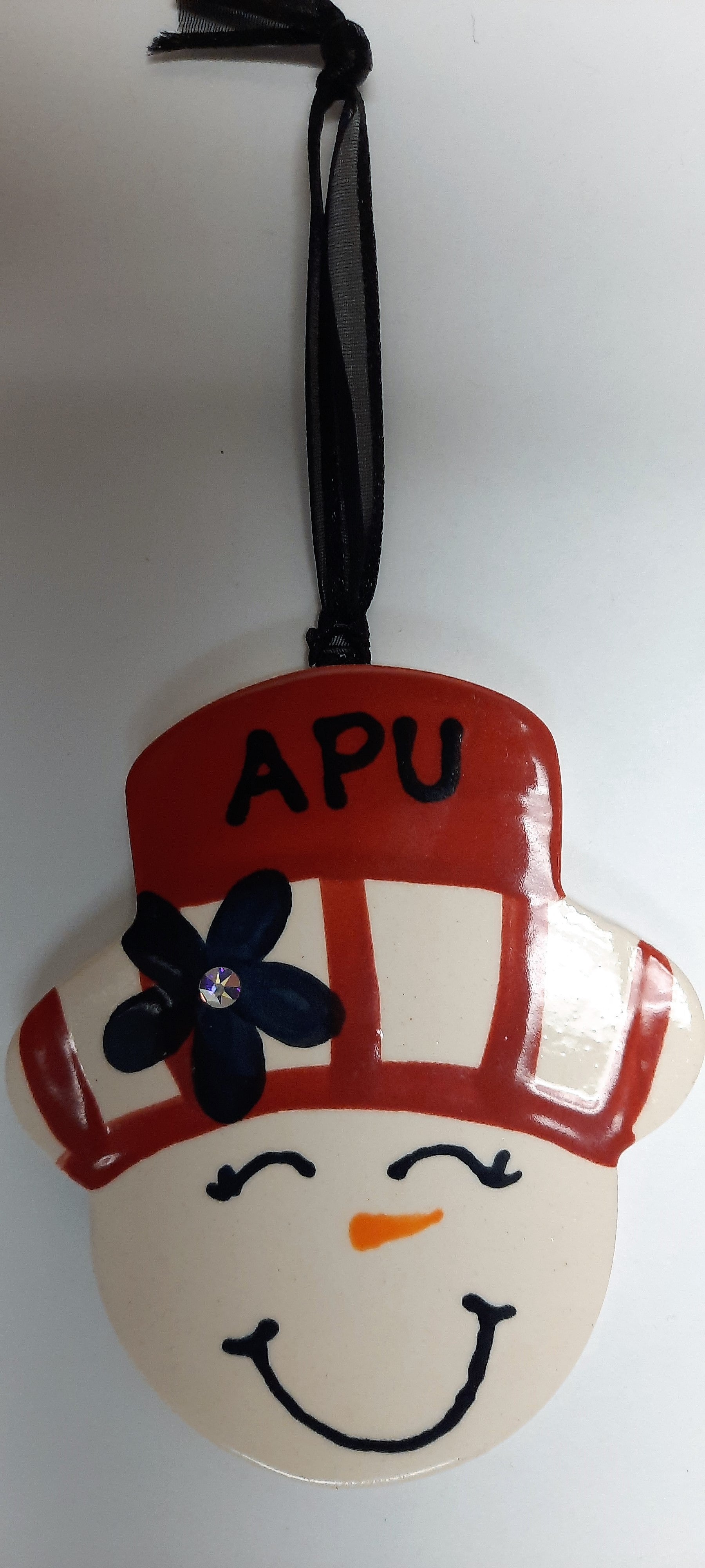 Mrs. Snowman APU Ornament
